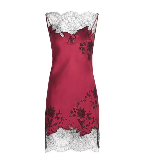Carine Gilson Silk Short Hanae Nightdress