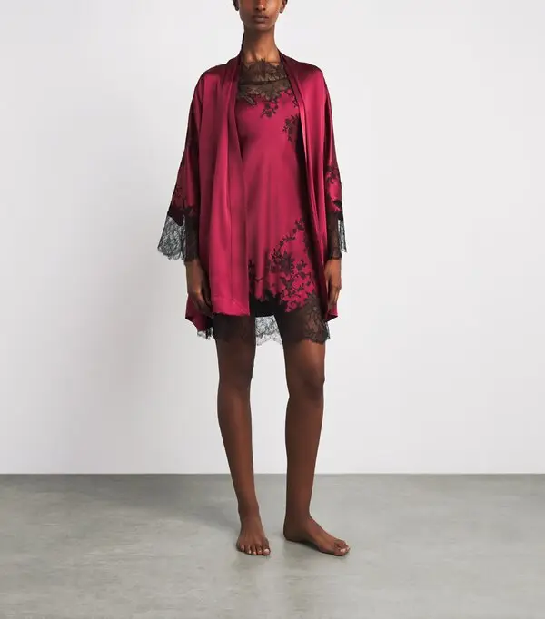 Carine Gilson Silk Short Hanae Nightdress