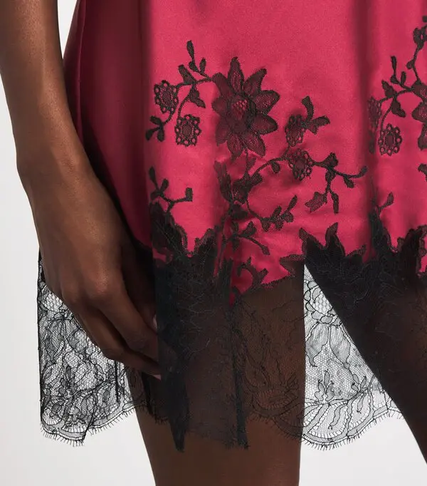 Carine Gilson Silk Short Hanae Nightdress