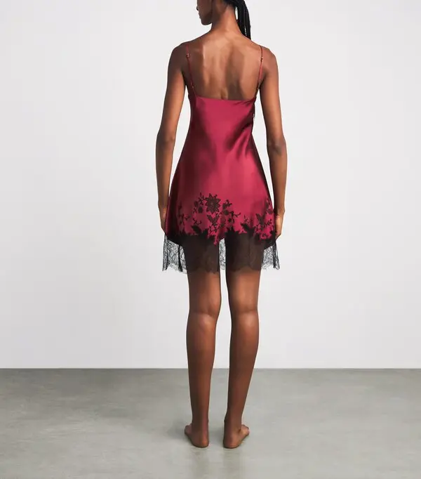 Carine Gilson Silk Short Hanae Nightdress