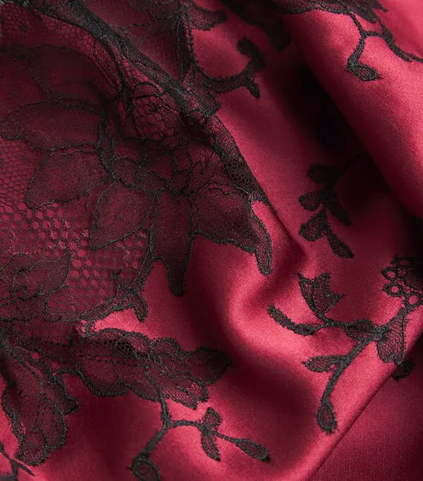 Carine Gilson Silk Short Hanae Nightdress