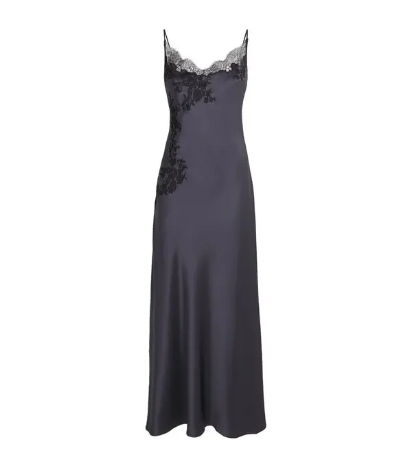 Carine Gilson Silk Long Cérès Nightdress