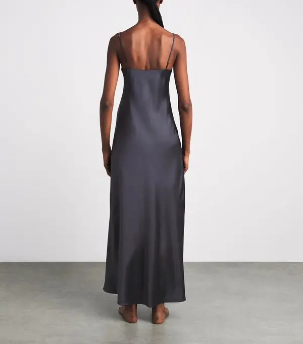 Carine Gilson Silk Long Cérès Nightdress