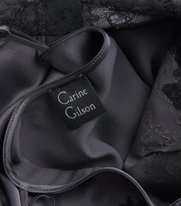Carine Gilson Silk Long Cérès Nightdress