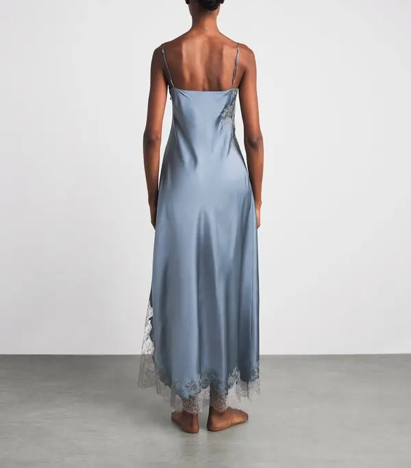 Carine Gilson Silk Long Cérès Nightdress