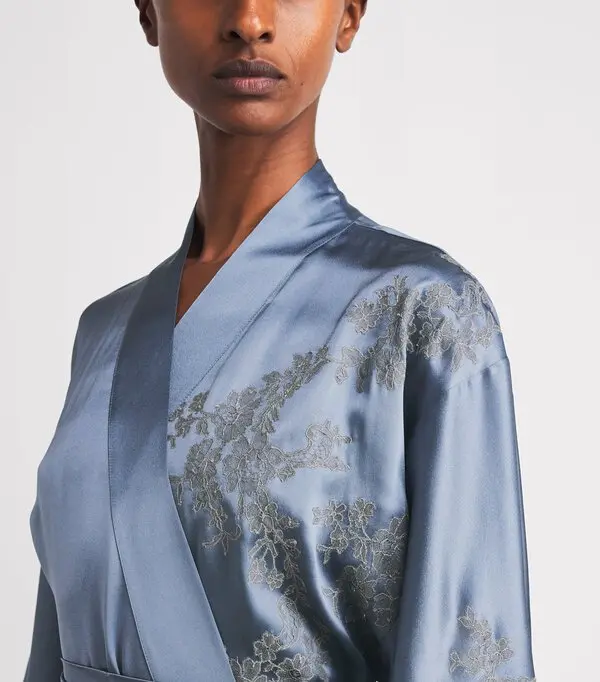 Carine Gilson Silk Long Cérès Robe