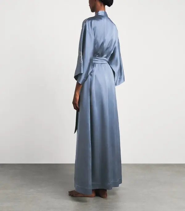 Carine Gilson Silk Long Cérès Robe