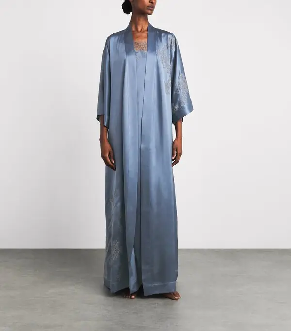 Carine Gilson Silk Long Cérès Robe