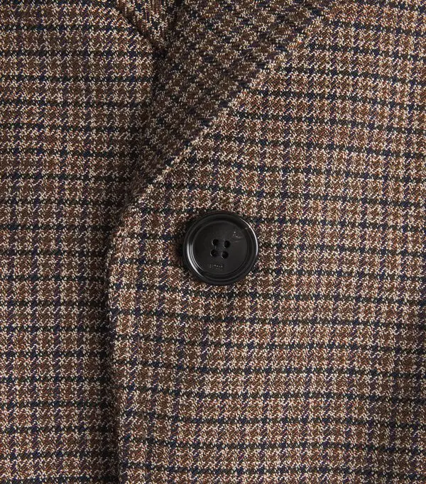AMI Paris Virgin Wool Houndstooth Blazer