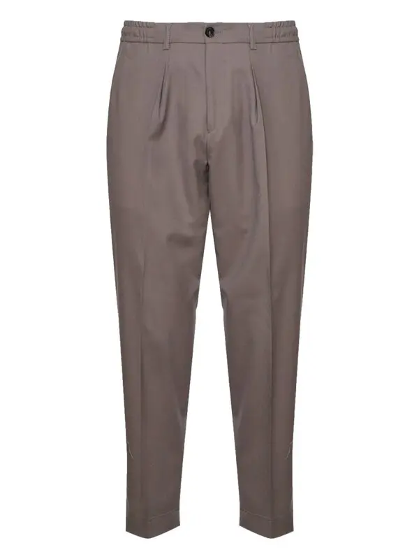BE ABLE Wool-blend Tailored Pants With Stretch
