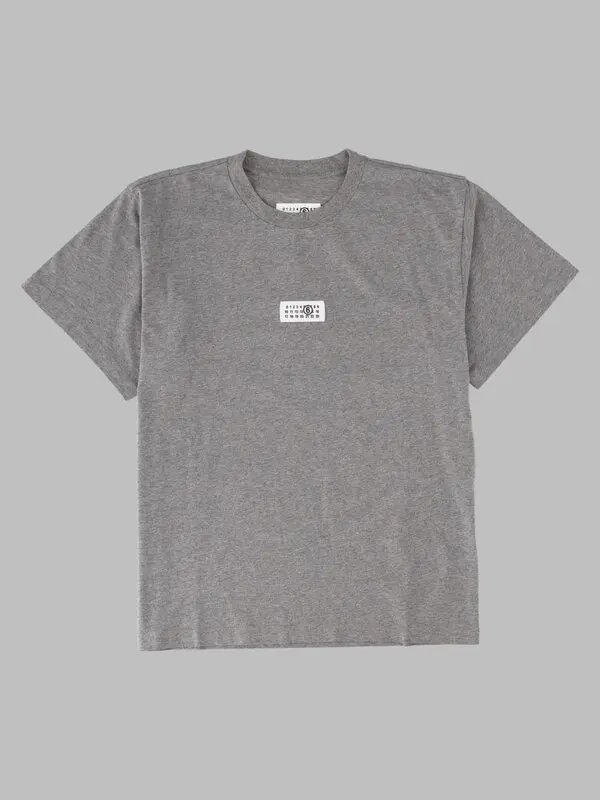 MAISON MARGIELA Cotton Logo Patch T-shirt - Grey