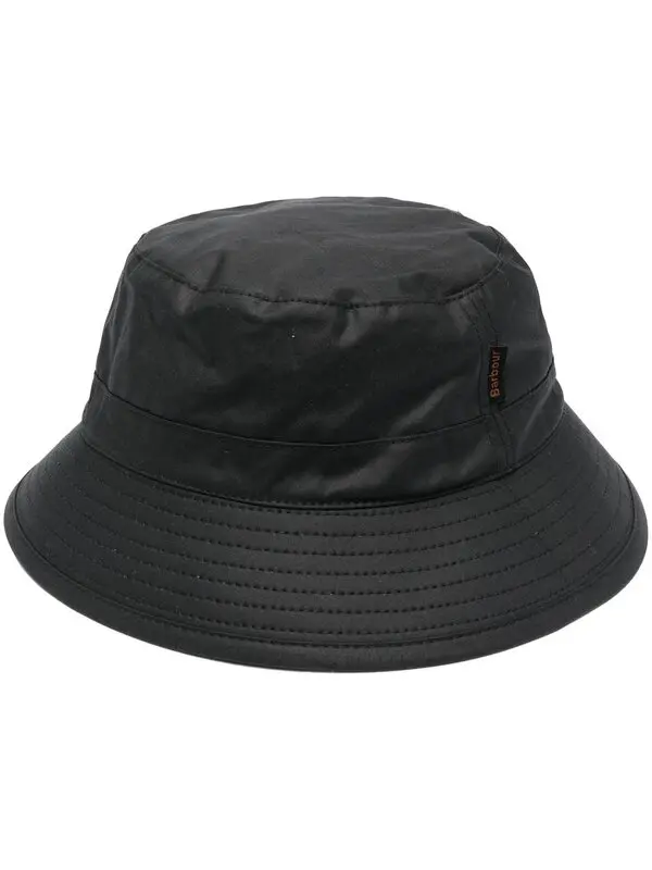 Barbour Cotton Logo Patch Slip-on Hat For