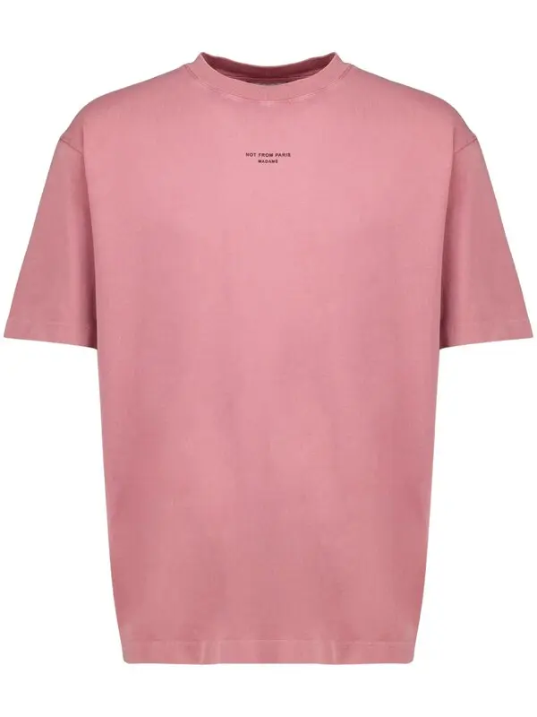 Drole De Monsieur 100% Cotton Graphic T-shirt For