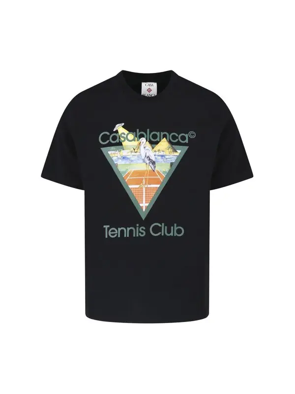 Casablanca Jersey T-shirt For - Black