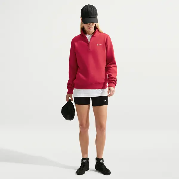 Nike Studio Fleece Medium Weight 1/4-zip Top