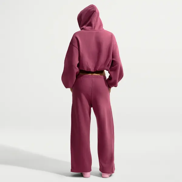 Nike Studio Fleece Medium Weight Loose Pleated Snap Pants