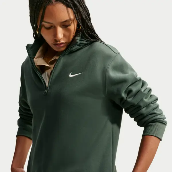 Nike Studio Fleece Medium Weight 1/4-zip Top - Green