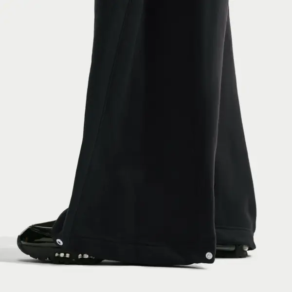 Nike Studio Fleece Medium Weight Loose Pleated Snap Pants