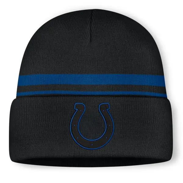 Nike Indianapolis Colts Primetime Utility Nfl Cuffed Beanie - Black