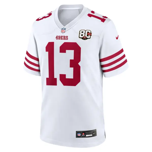 Nike Brock Purdy San Francisco 49ers 80th Anniversary Nfl Game Jersey - White