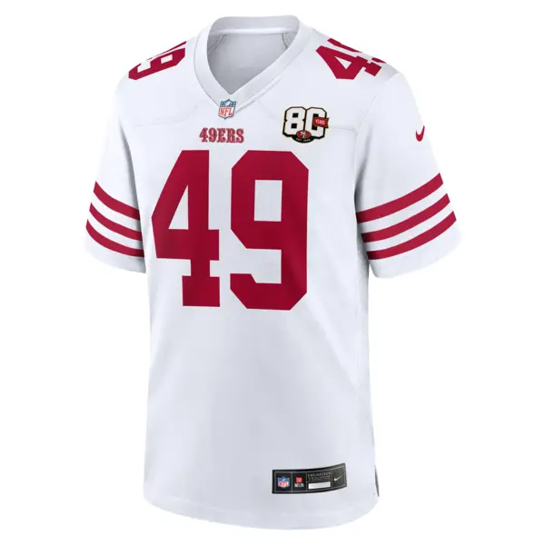 Nike The Faithful San Francisco 49ers 80th Anniversary Nfl Game Jersey - White