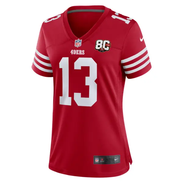 Nike Brock Purdy San Francisco 49ers 80th Anniversary Nfl Game Jersey - Red