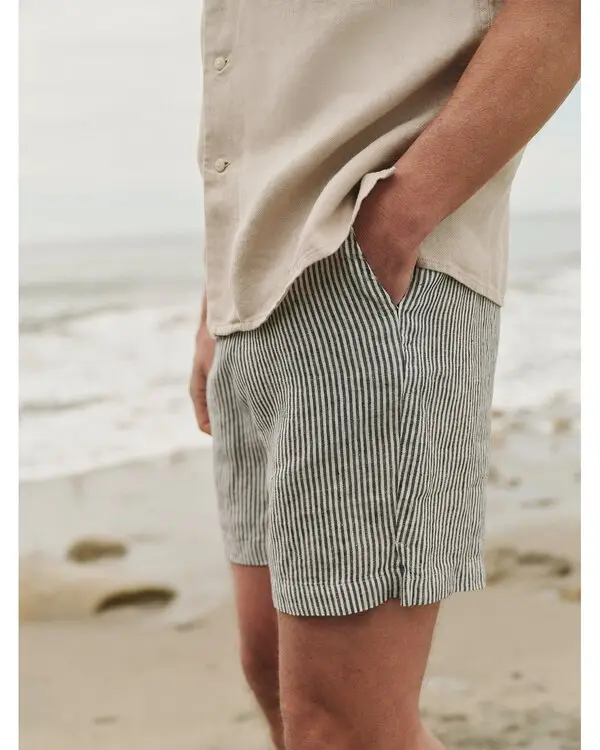 ALEX CRANE Bo Linen 6.75 Shorts