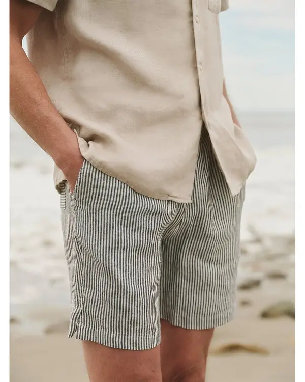 ALEX CRANE Bo Linen 6.75 Shorts