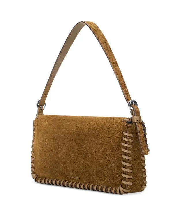 Staud Harlow Suede Top Handle Bag
