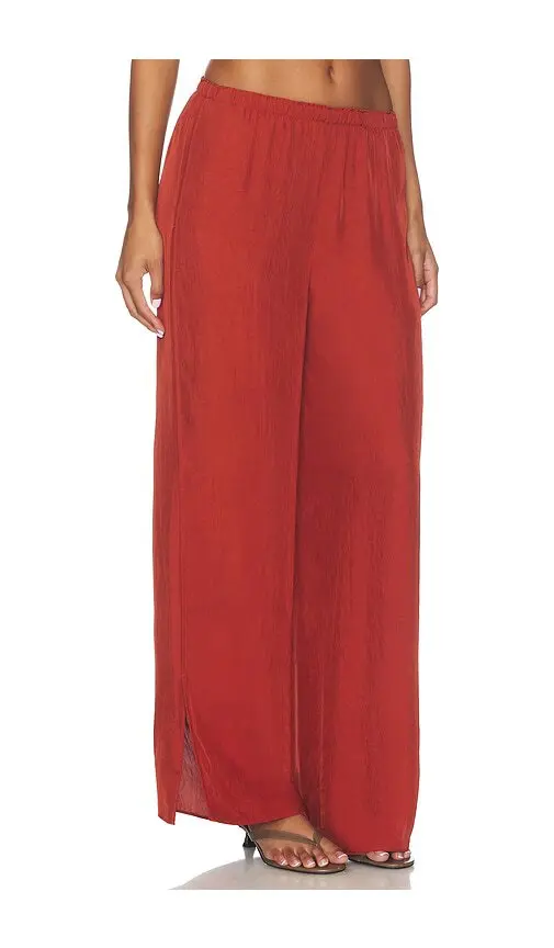 Theory Slit Pant In Orange