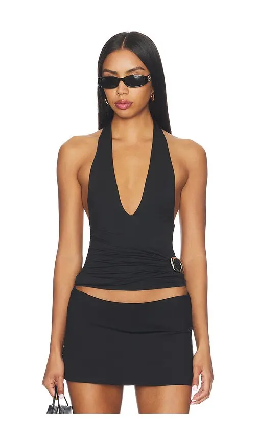 GUIZIO Faye Halter Top