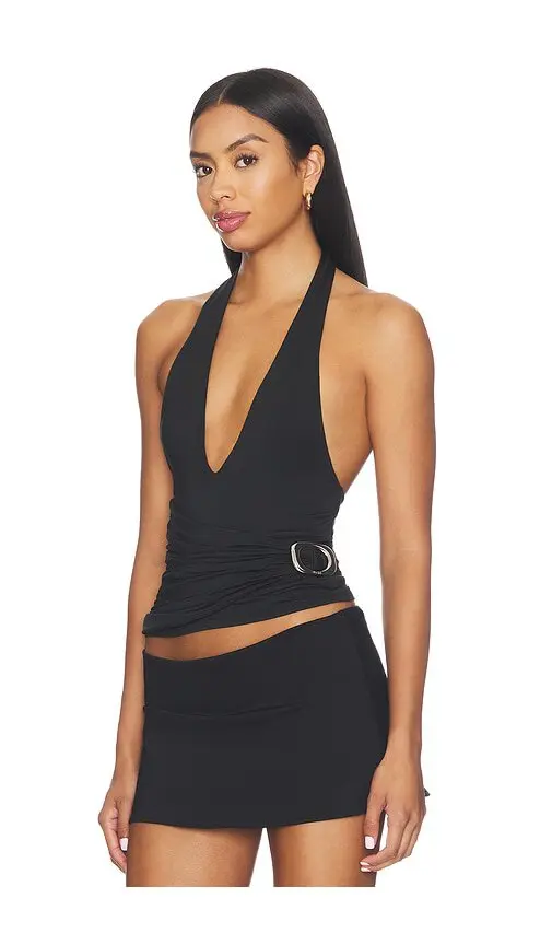 GUIZIO Faye Halter Top