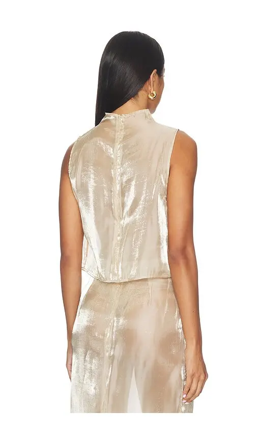 MADISON THE LABEL X Knox Top In Baby Blue