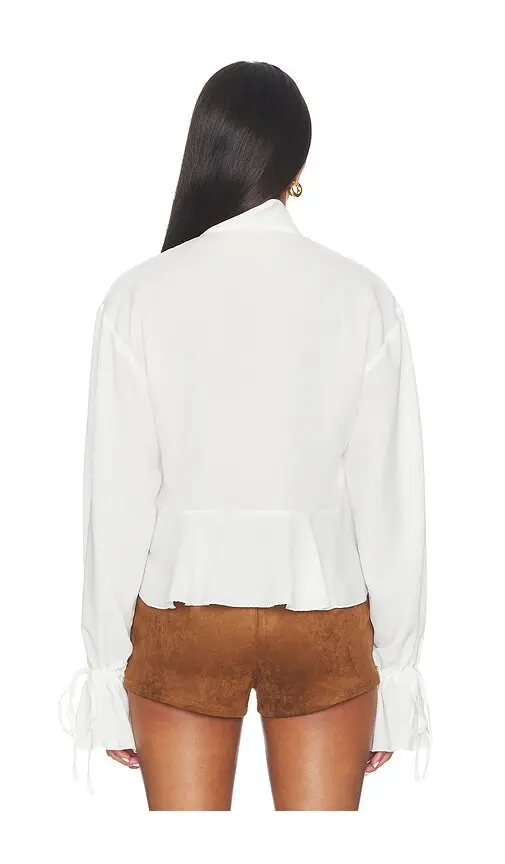 MORE TO COME Hope Tie Front Blouse