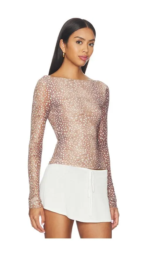 Superdown Darla Top In Brown