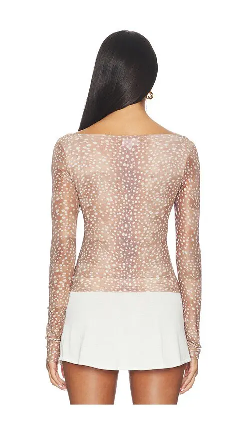 Superdown Darla Top In Brown