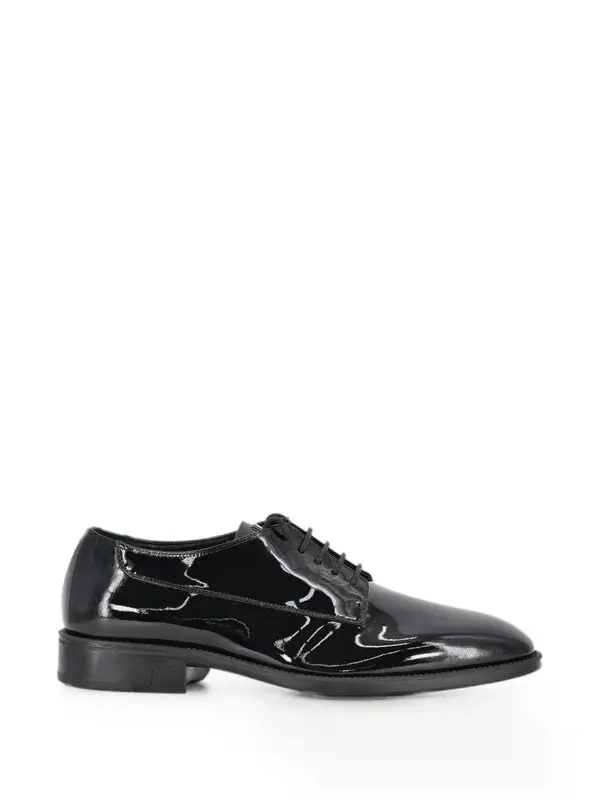 GIUSEPPE ZANOTTI Patent-leather Derby Shoes