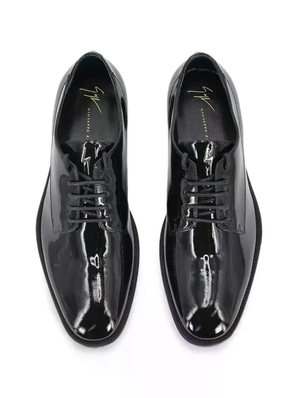 GIUSEPPE ZANOTTI Patent-leather Derby Shoes