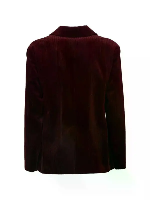 Max Mara Corduroy Single-breasted Blazer