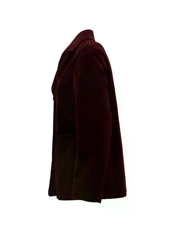 Max Mara Corduroy Single-breasted Blazer