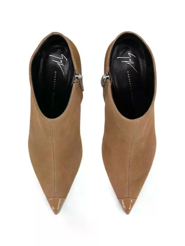 GIUSEPPE ZANOTTI Suede Greek Boots - Neutrals