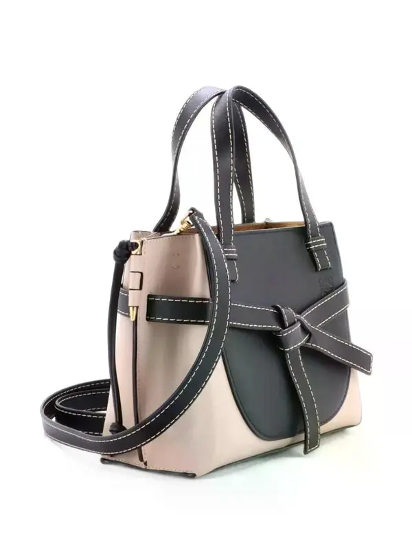 Loewe Leather Satchel - Black