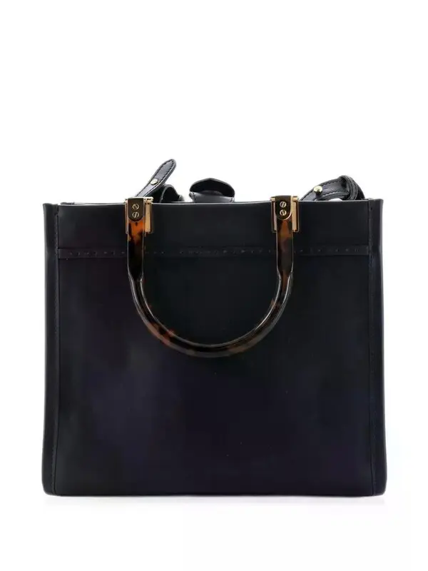 Fendi Sunshine Shopper Leather Small Tote Bag