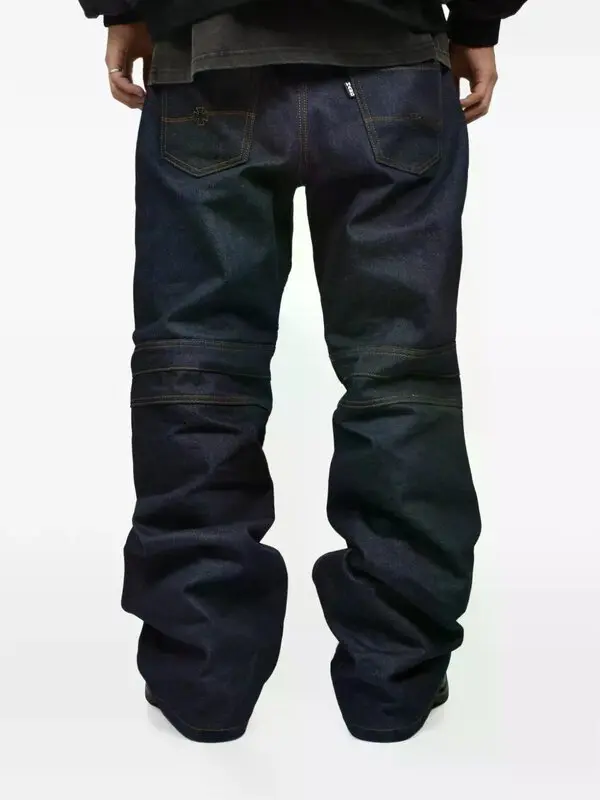 N.HOOLYWOOD Wide-leg Biker Jeans