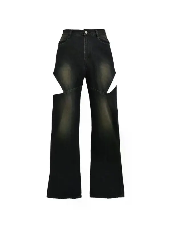 VIVAMUS Cut-out Washed Jeans