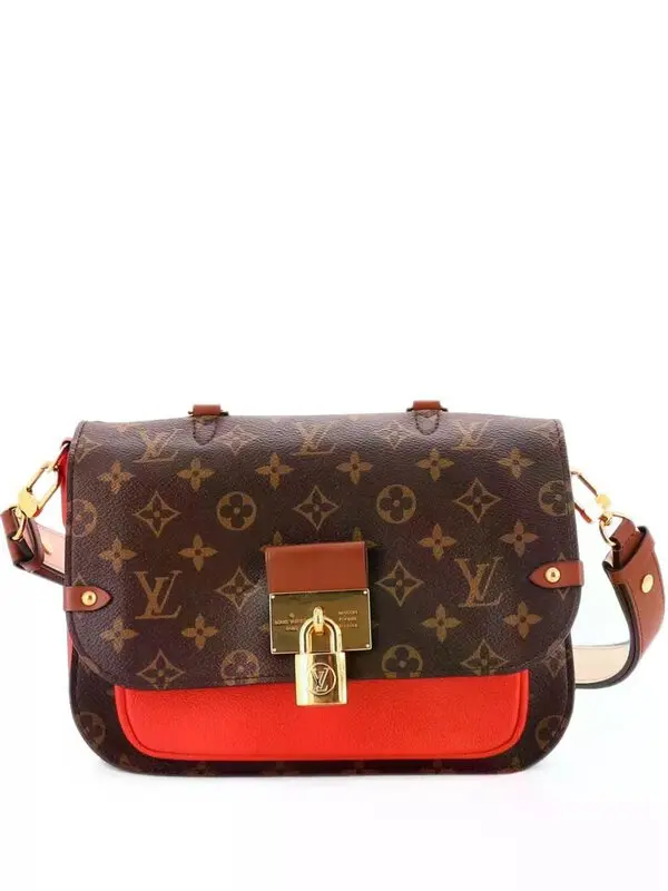 LOUIS VUITTON Vaugirard Handbag Monogram Canvas With Leather Satchel