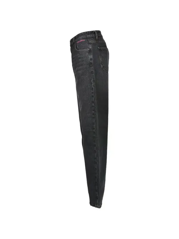 COLOR SPACE Logo-print Straight-leg Jeans