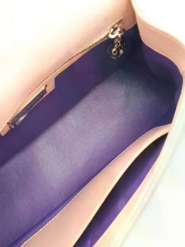 BVLGARI Serpenti Cabochon Shoulder Bag - Pink