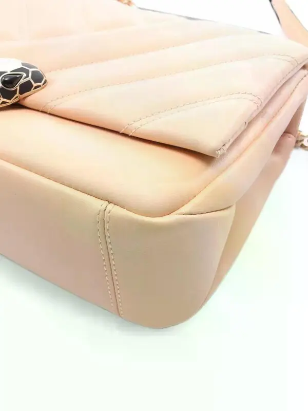 BVLGARI Serpenti Cabochon Shoulder Bag - Pink