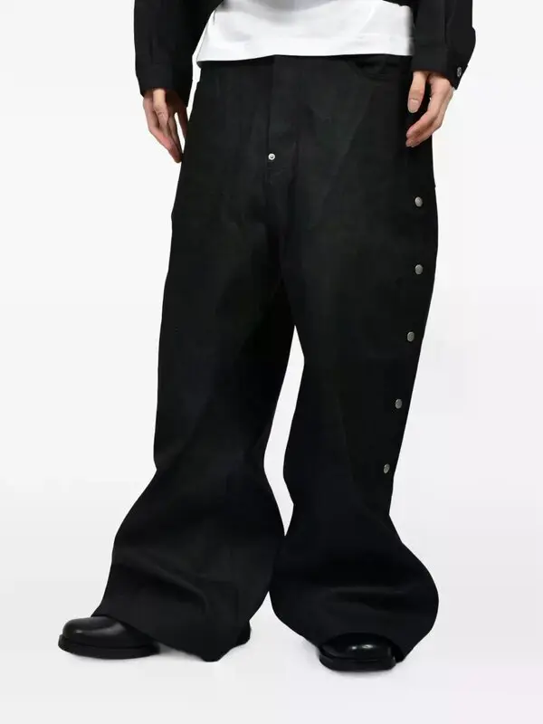 RIVET & HIDE Side-snap Baggy Jeans